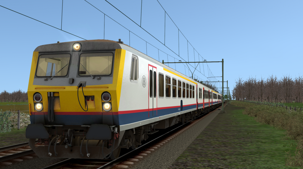 NMBS/SNCB M4 rijtuigen - Rail Sim Belgium