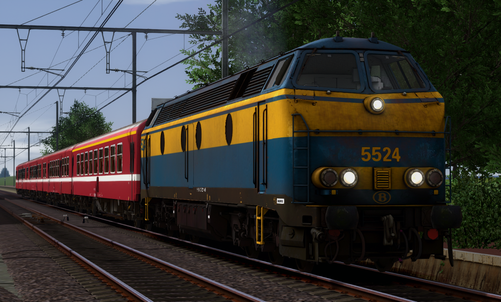 [NIEUW] NMBS/SNCB HLD55 Blauw - Rail Sim Belgium